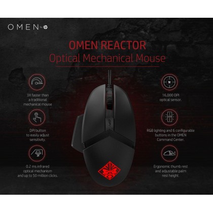 OMEN BUNDLE - OMEN REACTOR MOUSE AND STEELSERIES GAMING KEYBOARD