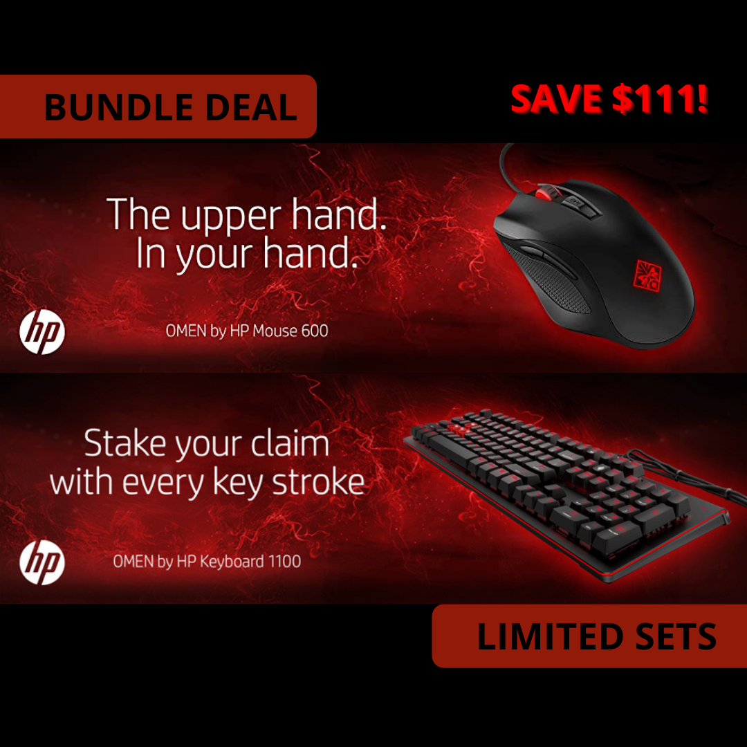 OMEN BUNDLE - OMEN 600 MOUSE + OMEN 1100 KEYBOARD